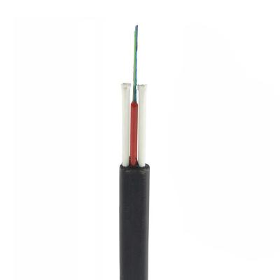 China Outdoor FTTH Optical Fiber Cable Flat Structure Uni Tube for sale