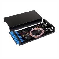 China FTTH Fiber Optic Termination Box 8 Port IP65 Wall Mount Splice Enclosure for sale