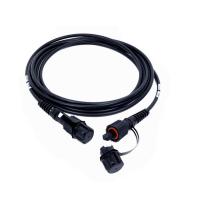 China Outdoor 12 24 Core MPO MTP Fiber Optic Patch Cord Waterproof Connector BBU Fan Out Cable for sale
