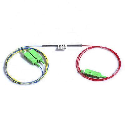 China FBT Coupler Fiber Optic Splitter 1x2 G657A1 G657A2 1/99 20/80 30/70 Splitting Ratio for sale