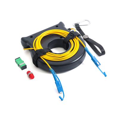 China G657A2 G657B3 Nylon Fiber Optic FTTH Drop Cable Invisible Transparent for sale