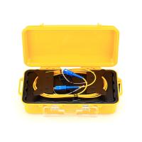 China 1KM Fiber Optic OTDR Launch Box SR Polypropylene Test Extension Line 500m for sale