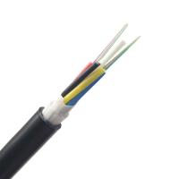China 250μM ADSS Outdoor Optical Fiber Cable Single Jacket Loose Tube PE Sheath 12.5mm for sale