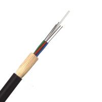 China 250μM ADSS Outdoor Optical Fiber Cable Single Jacket Loose Tube PE Sheath 12.5mm for sale