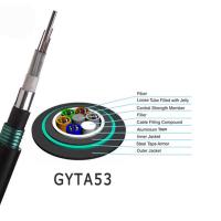 China Direct Burial GYTA53 Multimode Underground Fiber Optic Cable 250um for sale