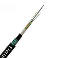 China Direct Burial GYTA53 Multimode Underground Fiber Optic Cable 250um for sale