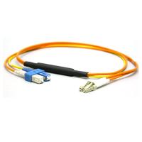 China Mode Conditioning Fiber Patch Cord 62.5/125 SC to LC 2m Gigabit Ethernet for sale