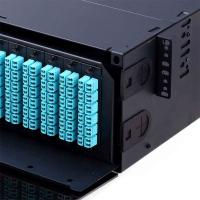 China 4U LGX Fiber Optic Patch Panel 288 Core 144 Port SC 24 Port LC Distribution Chassis for sale