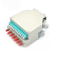 China 12 Port Din Rail Terminal Box Optical Fiber Patch Panel for sale