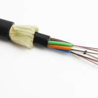 China All Dielectric Self Supporting Aerial Fiber Cable ADSS Aramid Yarn 12.5mm 1.5kN for sale