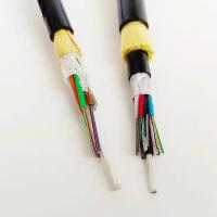 China All Dielectric Self-Supporting Aerial Fiber Optic Cable ADSS 300m Span Double Layer for sale