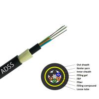 China All Dielectric Self-Supporting Aerial Fiber Optic Cable ADSS 300m Span Double Layer for sale
