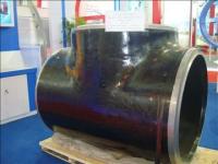 China ASTM A213 large diameter steel pipe fittings Elbow , Tee SCH100 For petroleum , boiler for sale