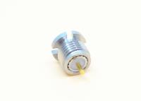 China Male Bulkhead Stainless Steel Full Detent SMP RF Connector φ0.7 Termination Connector for sale