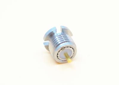 China Male Bulkhead Stainless Steel Full Detent SMP RF Connector φ0.7 Termination Connector for sale