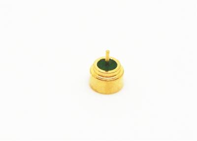 China Male SMPM RF Connector Full Detent Straight Solder In Hermetic Gold Wire Bonding for sale