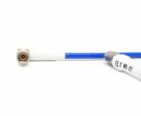 China 450mm Stainless Steel K2.92mm Male To Male Right Angle RF Cable Assemblies Cable MF147A Diameter 0.93mm for sale