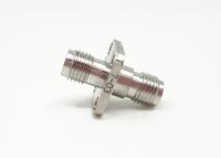 China Stainless Steel 2.92mm K Female Four Hole Flange Panel (MMW)Millimeter Wave Adapter for sale
