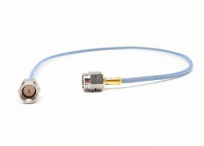 China RF Custom Microwave Coax Cable Assemblies Au Plated 50Ω Impedance for sale