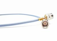 China RF Custom Microwave Coax Cable Assemblies Au Plated 50Ω Impedance for sale