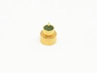 China Smooth Bore Right Angle SMP Coaxial Connector Solder Mount Hermetically Sealed for sale