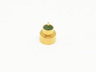 China Smooth Bore Right Angle SMP Coaxial Connector Solder Mount Hermetically Sealed for sale