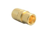 China Mini SMP Male Termination RF Coaxial Connector Gold Smooth Bore 1.4 VSWR for sale