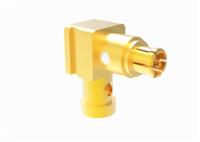 China SSMP Female Right Angle Coaxial Adaptor 2 Holes Flange for CXN3506/MF108A Cable for sale