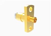 China SMPM Flange Mount RF Connector Straight Full Detent Plug CXN3657/MF151A 50Ohm for sale