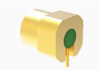 China SSMP Male Right Angle Surface Mount RF Connector With Microstrip Smooth Bore for sale