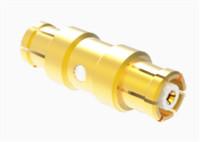 China Mini SMP Female to Female SSMP RF Connector Adapter Gold Plated for sale