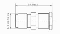 China Female Stainless Steel Precision Coaxial Connectors SMK K2.92mm for sale