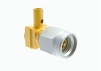 China K Type 2.92mm MF30A Cable Male Right Angle Coaxial Connectors SMK Precision for sale