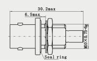 China 50Ohm BNC to SSMB Bulkhead Mount RF Adapter for sale