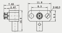 China Solder Attachment RA SMP Limited Detent PCB Male Connector Surface Mount for sale