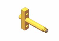 China SMP Female 2 Hole Flange Mount RF Socket Connector Compact And High Quality for sale