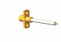 China Male 2 Hole Flange Mount SMP RF Connector With Long Insulation Convex Surface 50Ohm Plug for sale