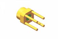 China Low Loss SMPM Male PCB Mount RF Plug Connector with Long Legs Microstrip for sale