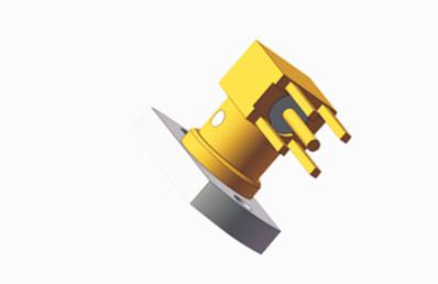 China SMP Male Right Angle Flange PCB Mount RF Connector Experience Unmatched Connectivity for sale