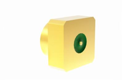 China Male PCB Mount Limited Detent RF Connector Plug SMP Hermetically Sealed for sale