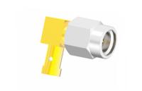 China Stainless Steel SMA Male Right Angle RF Connector For SFF-50-1.5-1 Cable for sale