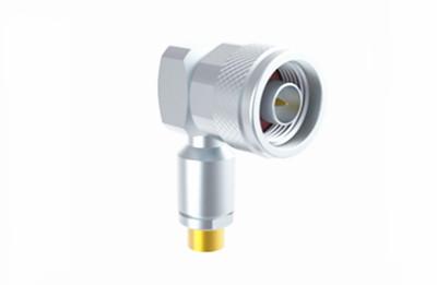 China N Type Male Right Angle Stainless Steel RF Connector For CXN3450 / MF740A Cable for sale
