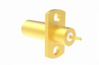 China Gold Plated SSMB Female Flange Mount RF Connector With Microstrip for sale