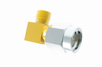 China Male SMA RF Cable Connector Right Angle Stainless Steel RF Connector for sale