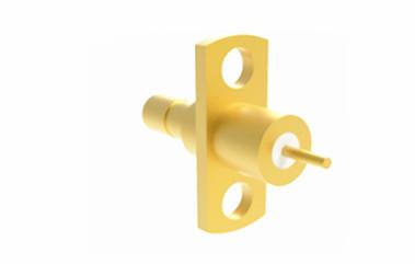 China Precision SSMB Male Flange Mount RF Connector With Integrated Microstrip Design for sale