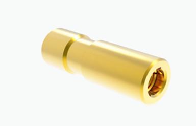 China SSMB Female Gold Plated Brass RF Connector For SFF-50-1 Cable for sale