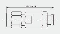 China 18GHz Female 50Ω Microstrip Mini SMA RF Connector for sale
