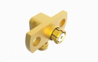 China SMP Female Right Angle 2-hole Flange RF Connector For CXN3506/MF108A Cable for sale