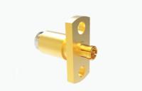 China SSMP Female Gold Plated 2-hole Flange RF Connector for CXN3506/MF108A Cable for sale