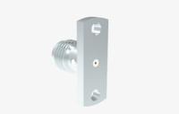 China Stainless Steel Nickel Plated SMA Female RF Jack Connector With Microstrip for sale